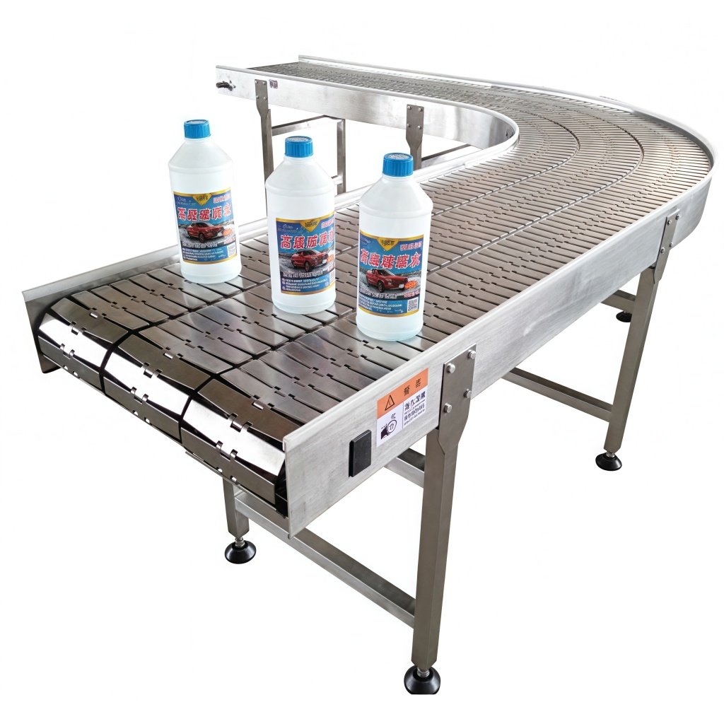 Flat Top Chain Conveyor(Model F006) – createconveyor.com